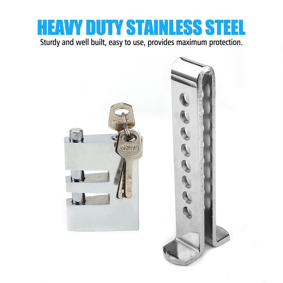 Brake Pedal Lock Security Stainless Steel Clutch Lock Anti-theft for C ...
