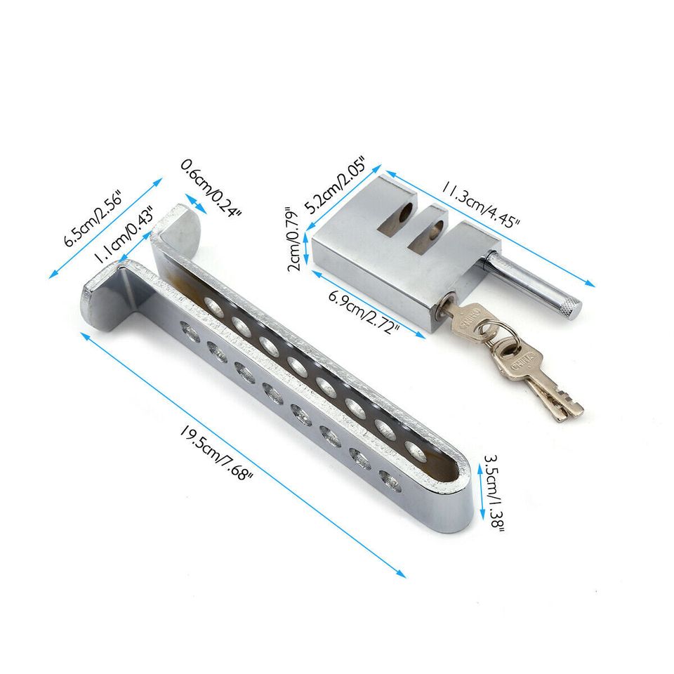 Brake Pedal Lock Security Stainless Steel Clutch Lock Anti-theft for C ...